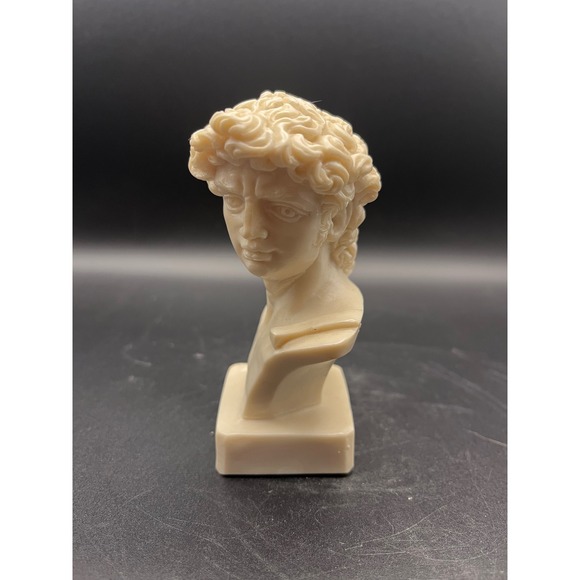 Romance Was Born | Art | Vtg David Bust Sculpture Roman Italy Statue ...